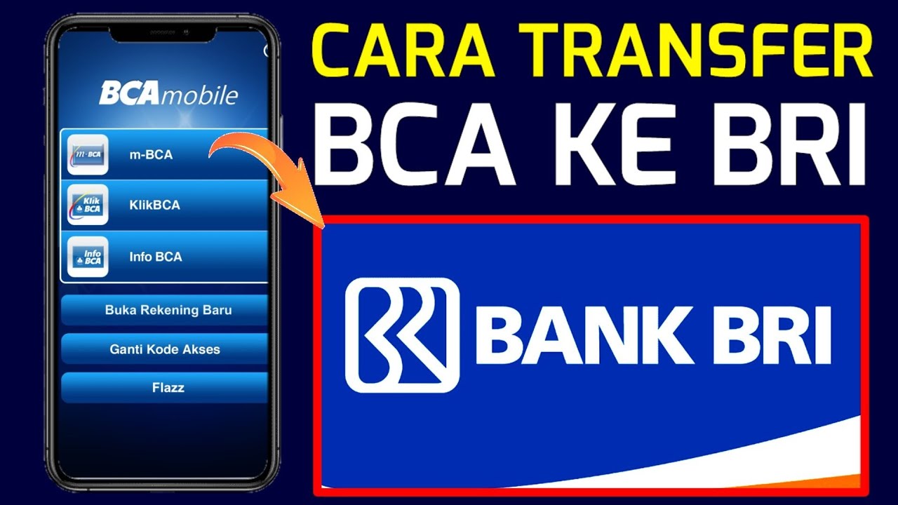Cara Transfer BCA ke BRI Lewat M banking - YouTube