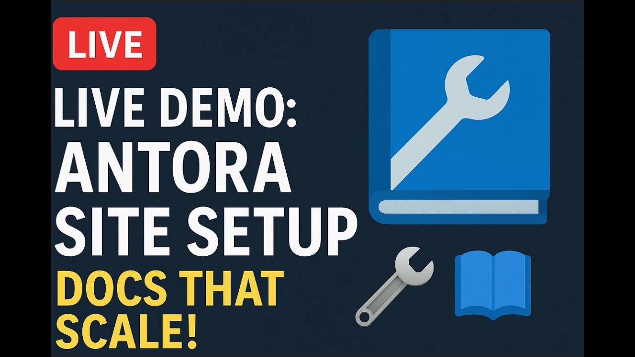 🔧 Antora in Action: Generate a Stunning Tutorial Site Live! - YouTube