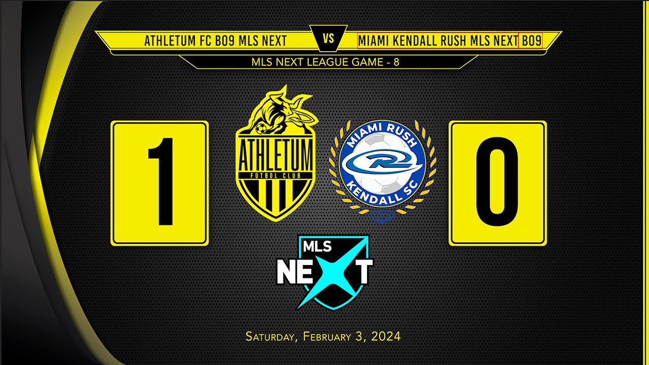 2024-02-03 MLS Next League Game 8 - YouTube