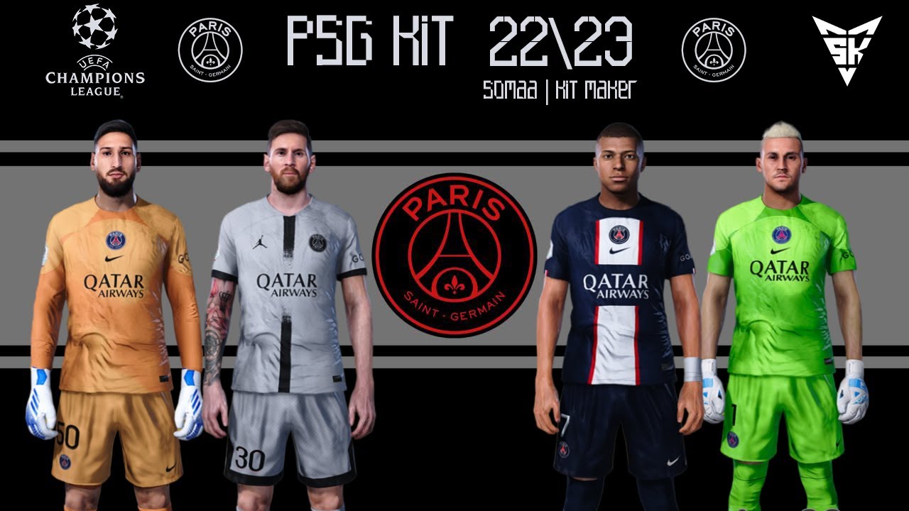 PES 2021🔥NEW KIT🔥 PSG KITS 2023 ⚡KIT SEVER ⚡ SOMAA | KIT MAKER - YouTube