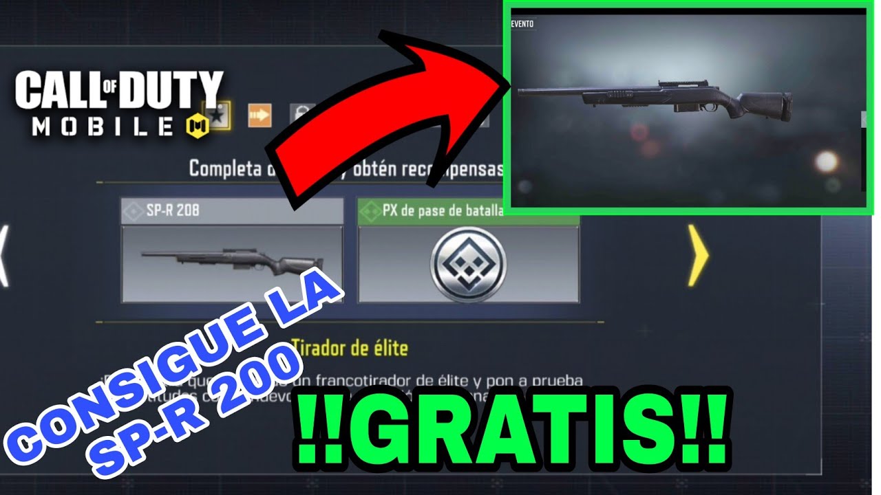 COMO CONSEGUIR LA SPR 200 EN COD MOBILE - YouTube