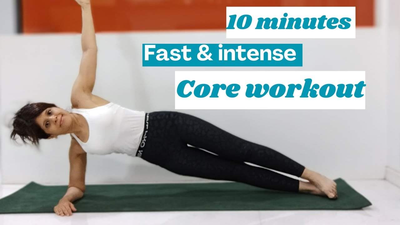 Fast & Intense 10-Minute Core Workout that can burn fat | with advanced ...