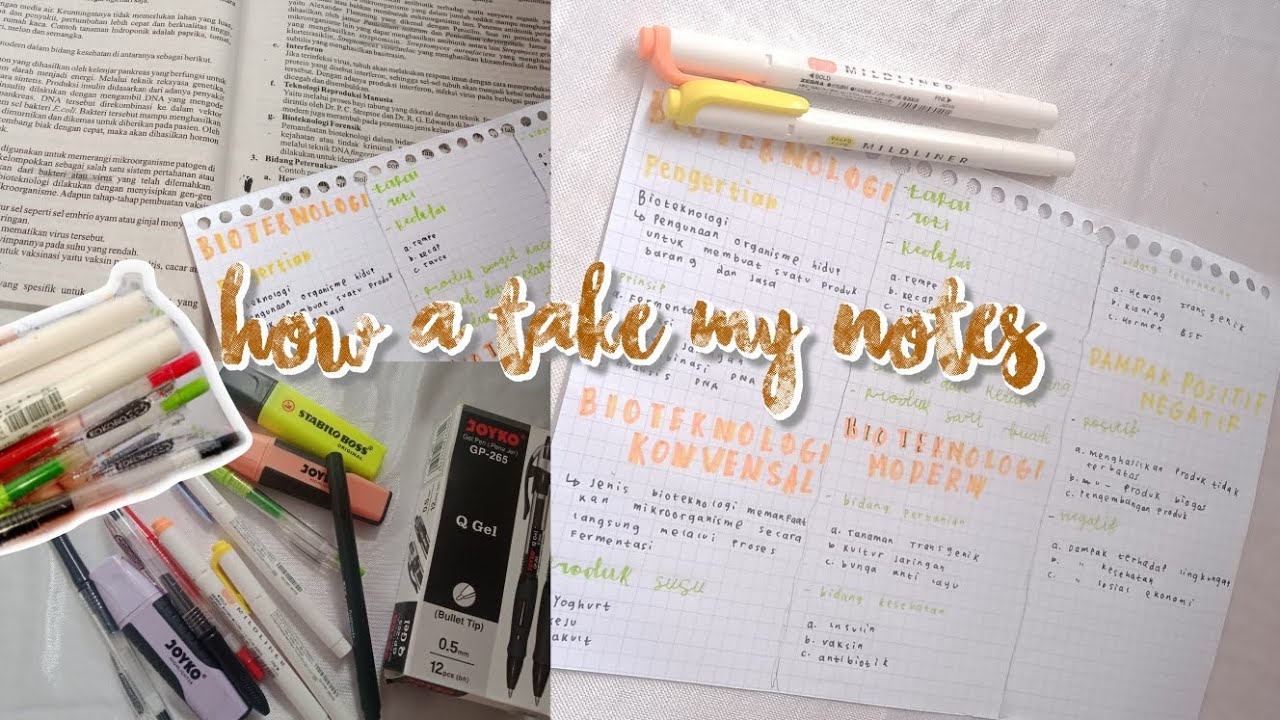 How A Take My Notes📓🖋️ Stationery Haul🛍️🛒|| Bahasa 🇮🇩 - YouTube