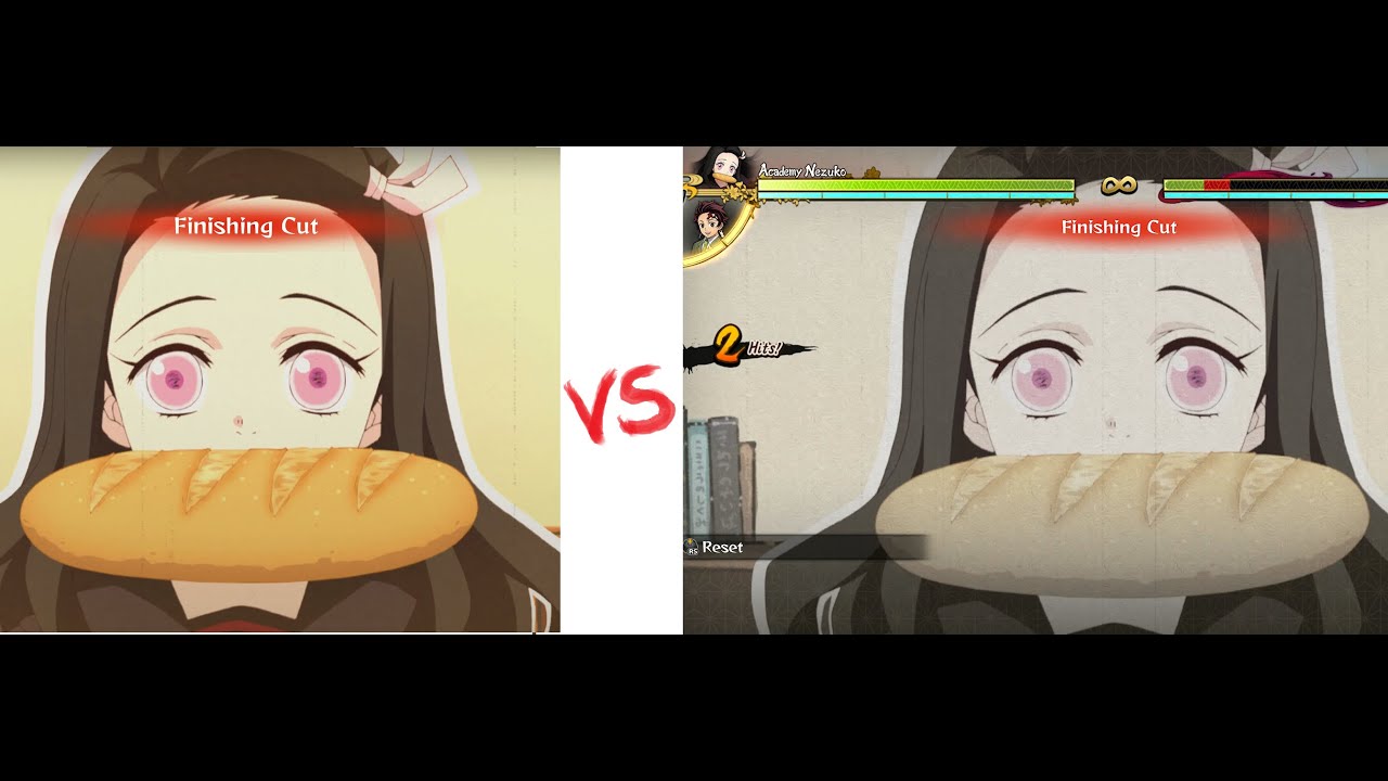 FUNNY School NEZUKO ULTIMATE BREAD ATTACK Compare 2025 v 2021 Demon ...