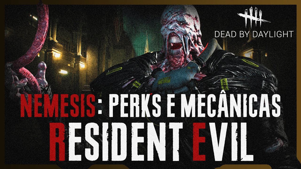 NEMESIS PERKS E MECÂNICAS "RESIDENT EVIL" (Dead by Daylight) - YouTube