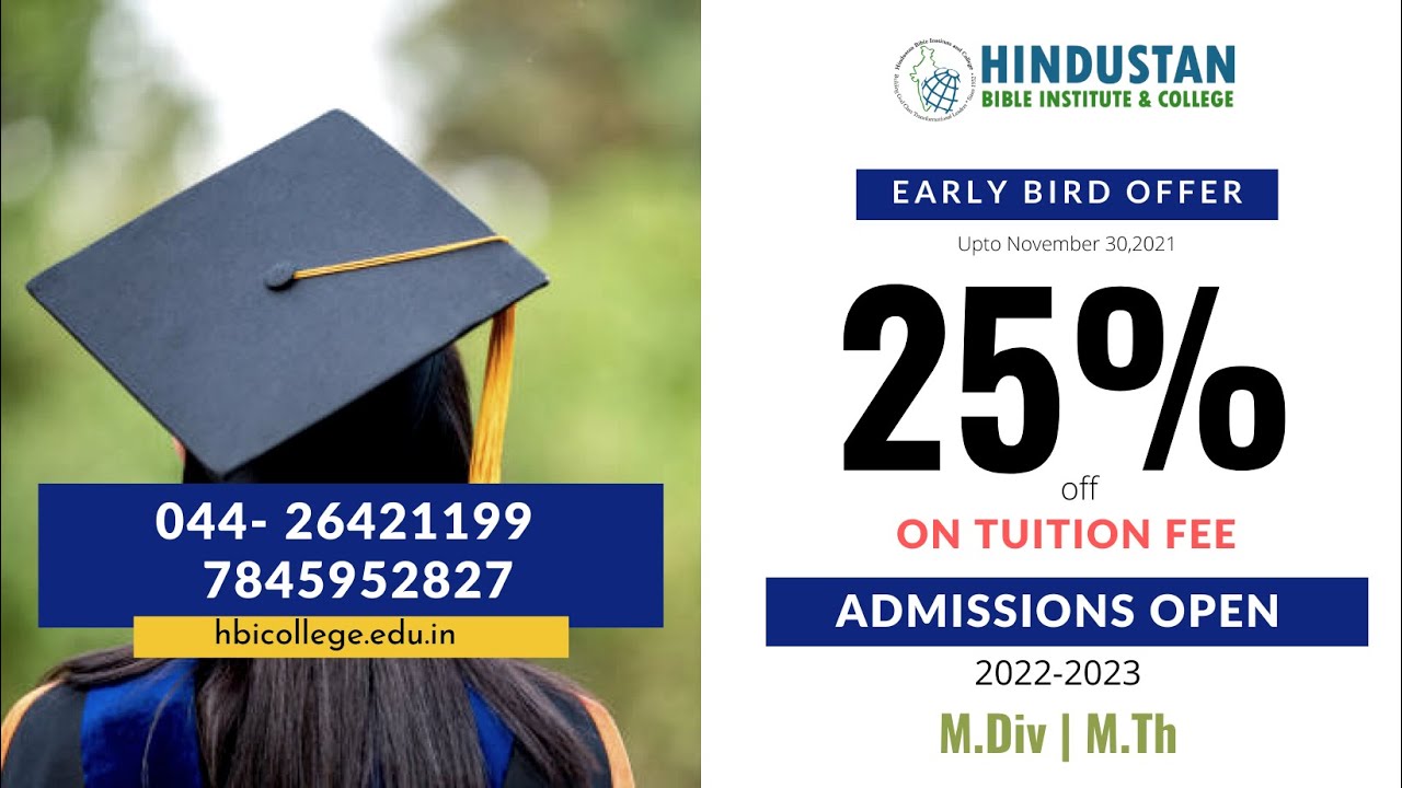 Early bird ADMISSIONS OPEN - YouTube