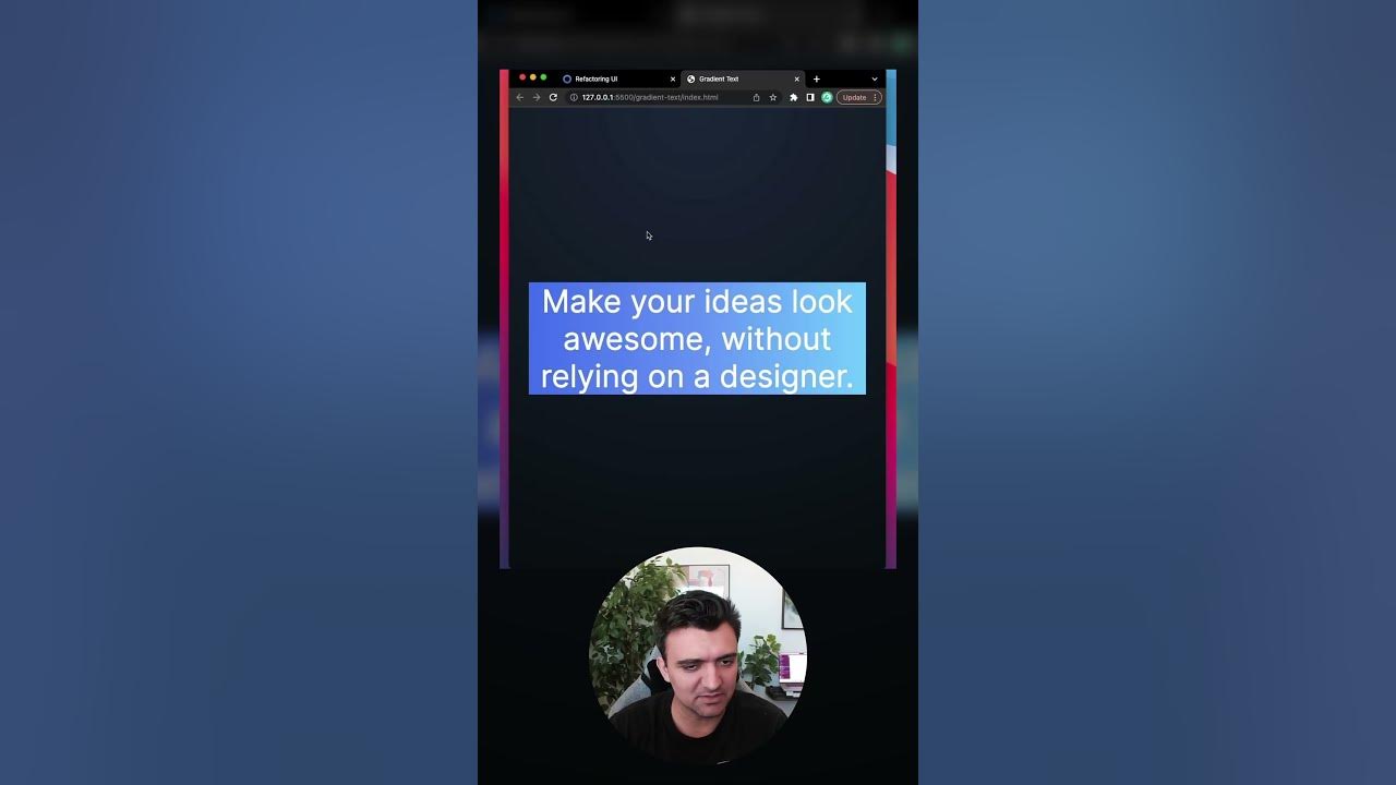 CSS Text Gradients #coding #programming #techtok #html #htmlcss #webdev #frontend - YouTube