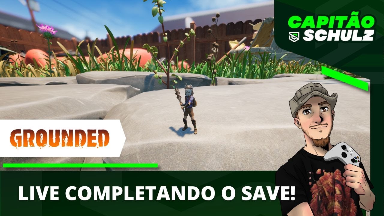 GROUNDED LIVE: Completando o Save no DIFÍCIL! Fazendo MISSÕES do BurgL ...