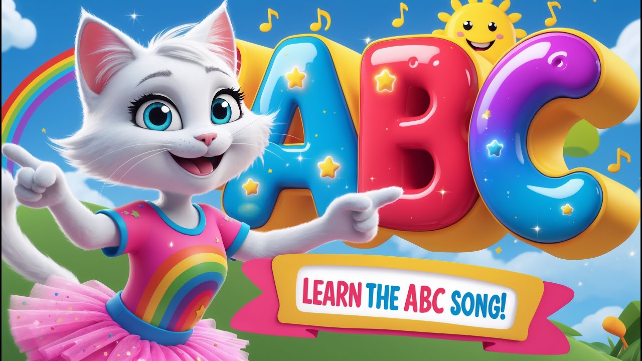 🎵 "ABC Song for Kids | Learn the Alphabet with Fun Cartoon Cat! 🐱 - YouTube