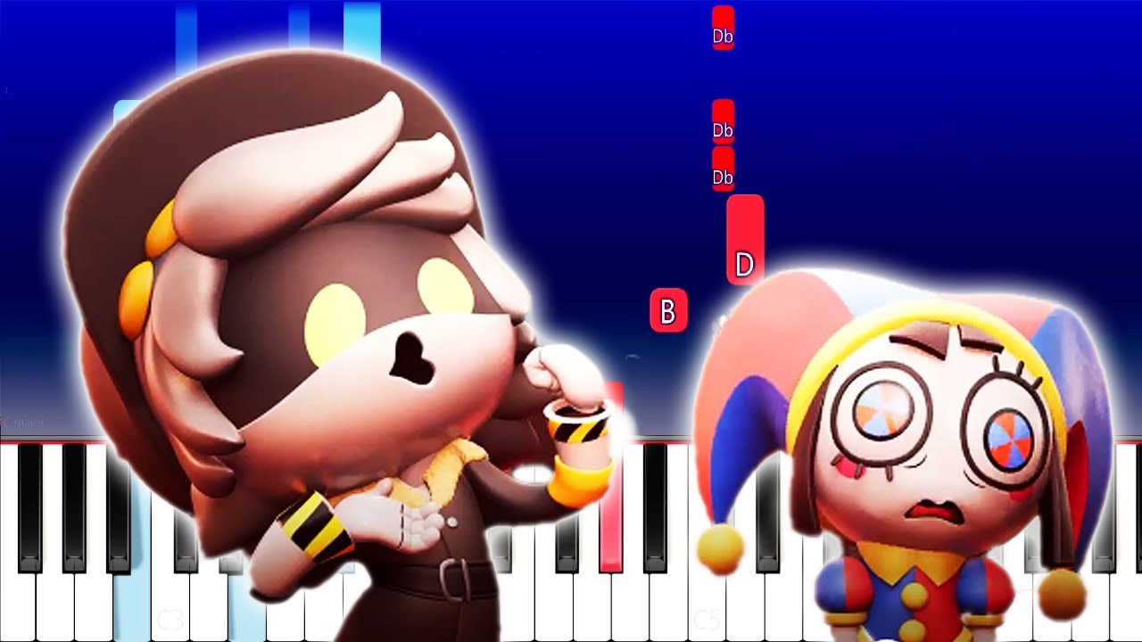 Welcome To The Glitch Inn - The Amazing Digital Circus (Piano Tutorial ...