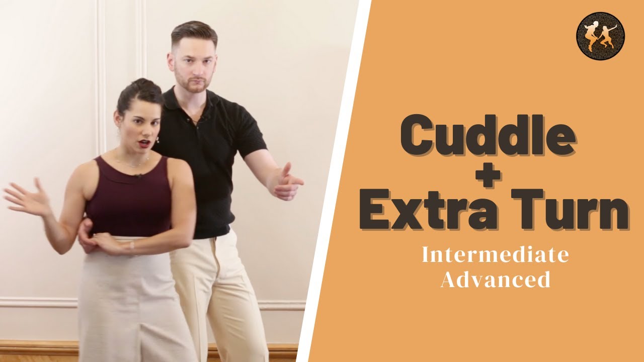 Michael and Evita teach The Cuddle with an extra turn - YouTube