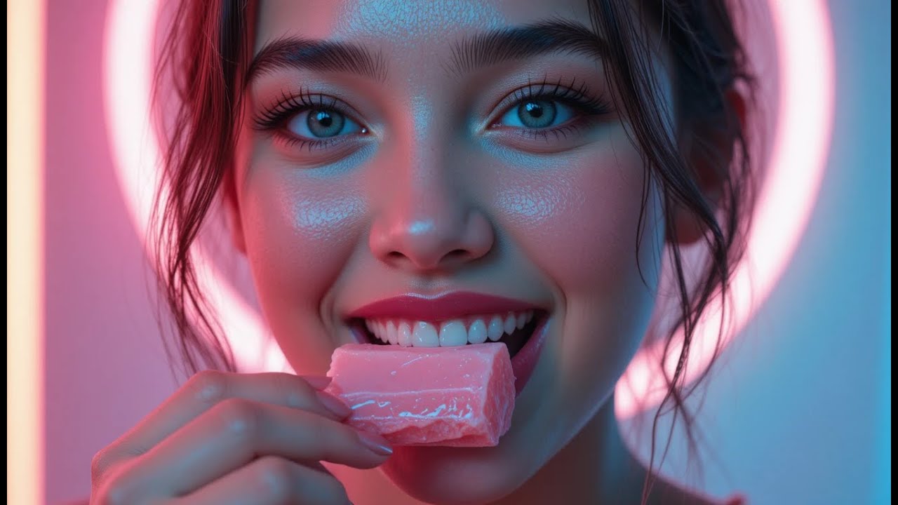 American Actress Enjoys Pastel Candy 🍬 | Satisfying ASMR Experience ...