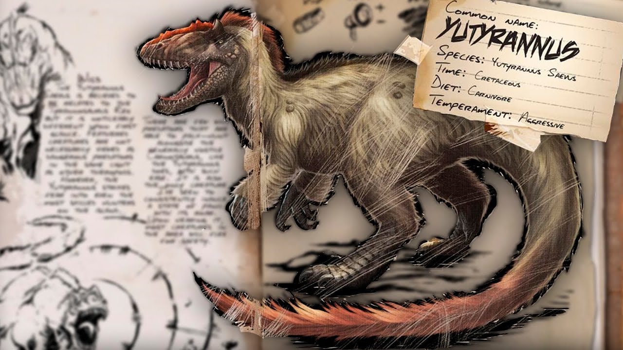 ARK: Survival Evolved - 9 DATOS sobre El Yutyrannus - YouTube