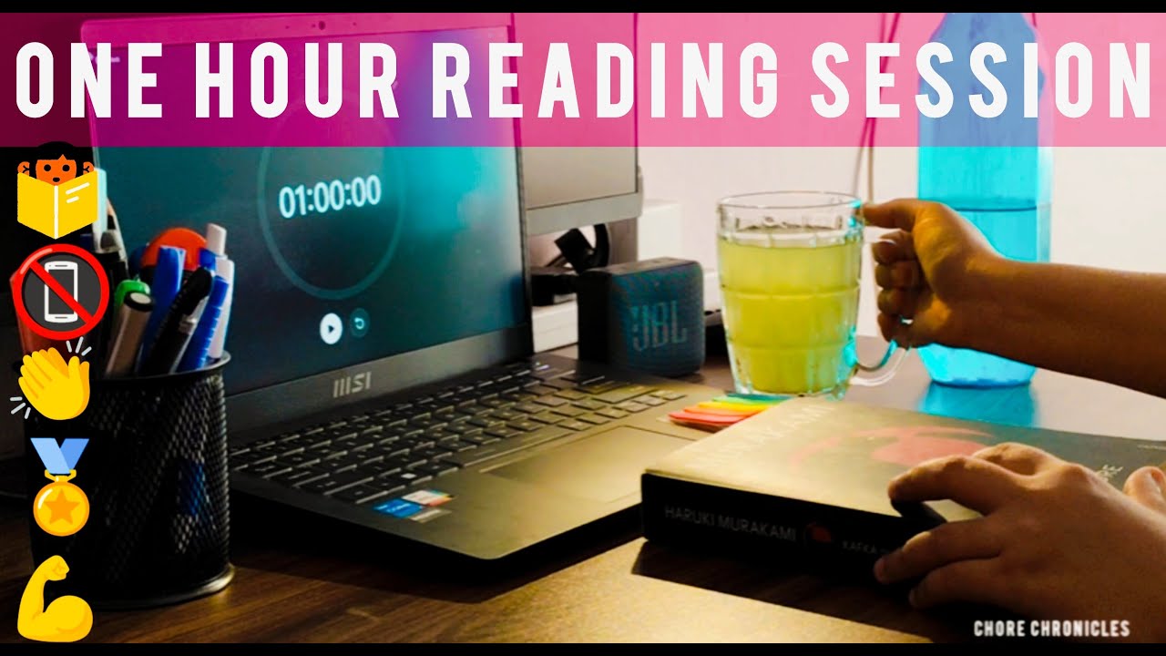 Study with me || Motivating people to read for one hour || Book ...