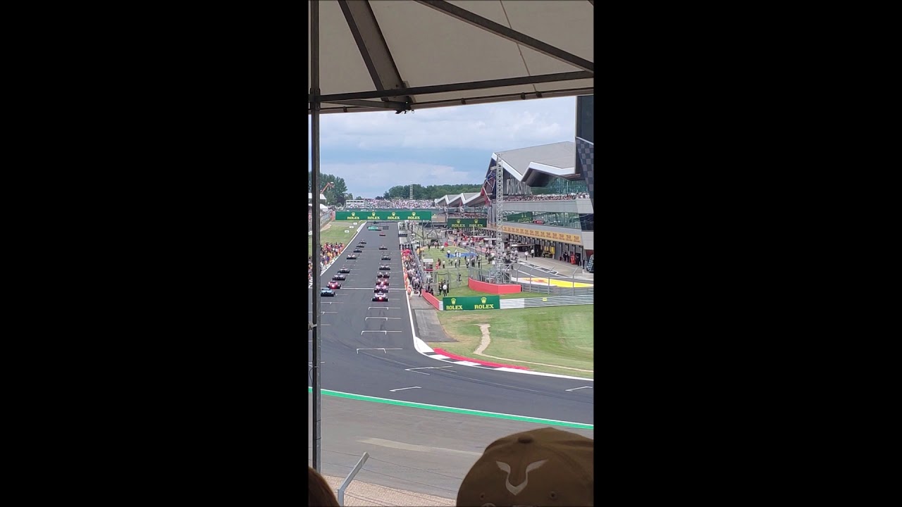 The Starting Grid From Club Corner, Silverstone 2019 - YouTube