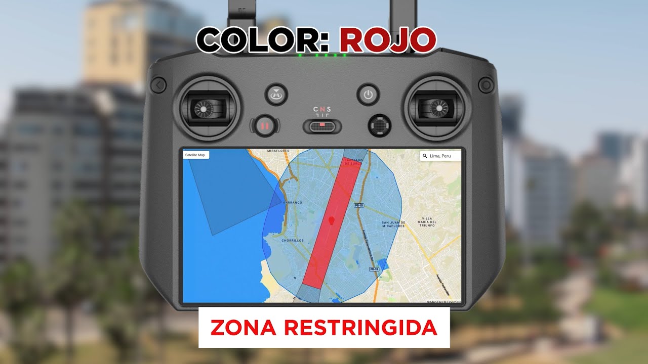 ¿Qué son las ZONAS GEO de DJI y para qué sirven? 🤔| Color rojo, color ...