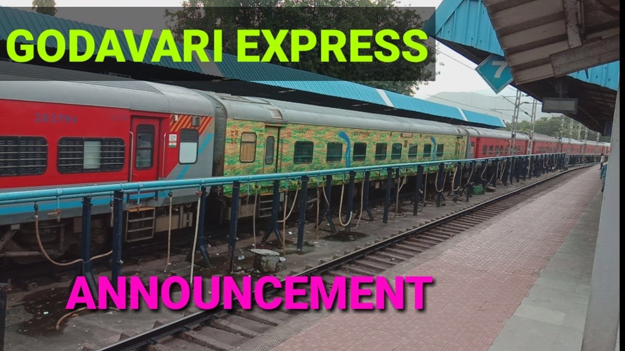 02727 GODAVARI EXPRESS ANNOUNCEMENT // VISAKHAPATNAM RAILWAY STATION ...