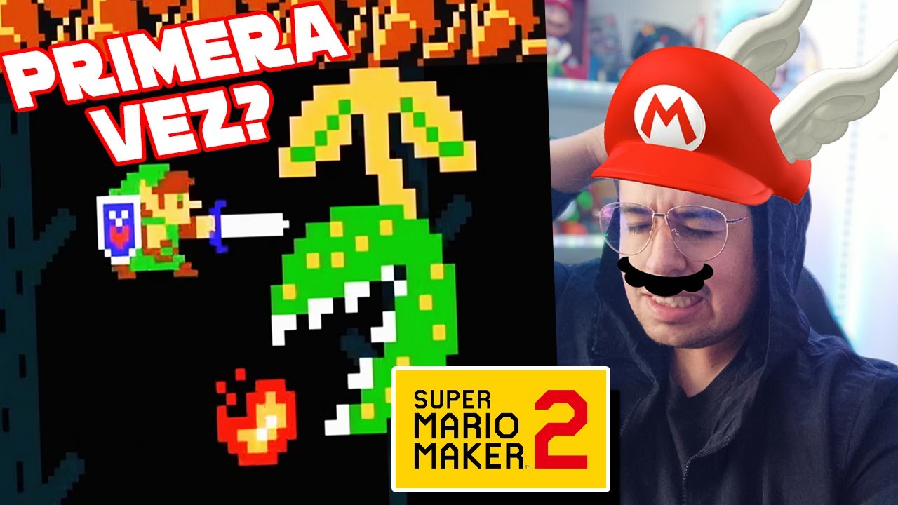 USANDO POR PRIMERA VEZ A LINK | SUPER MARIO MAKER 2 - YouTube