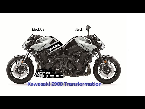 Kawasaki Z900 Full Transformation Modifications Time Lapse --Reupload ...