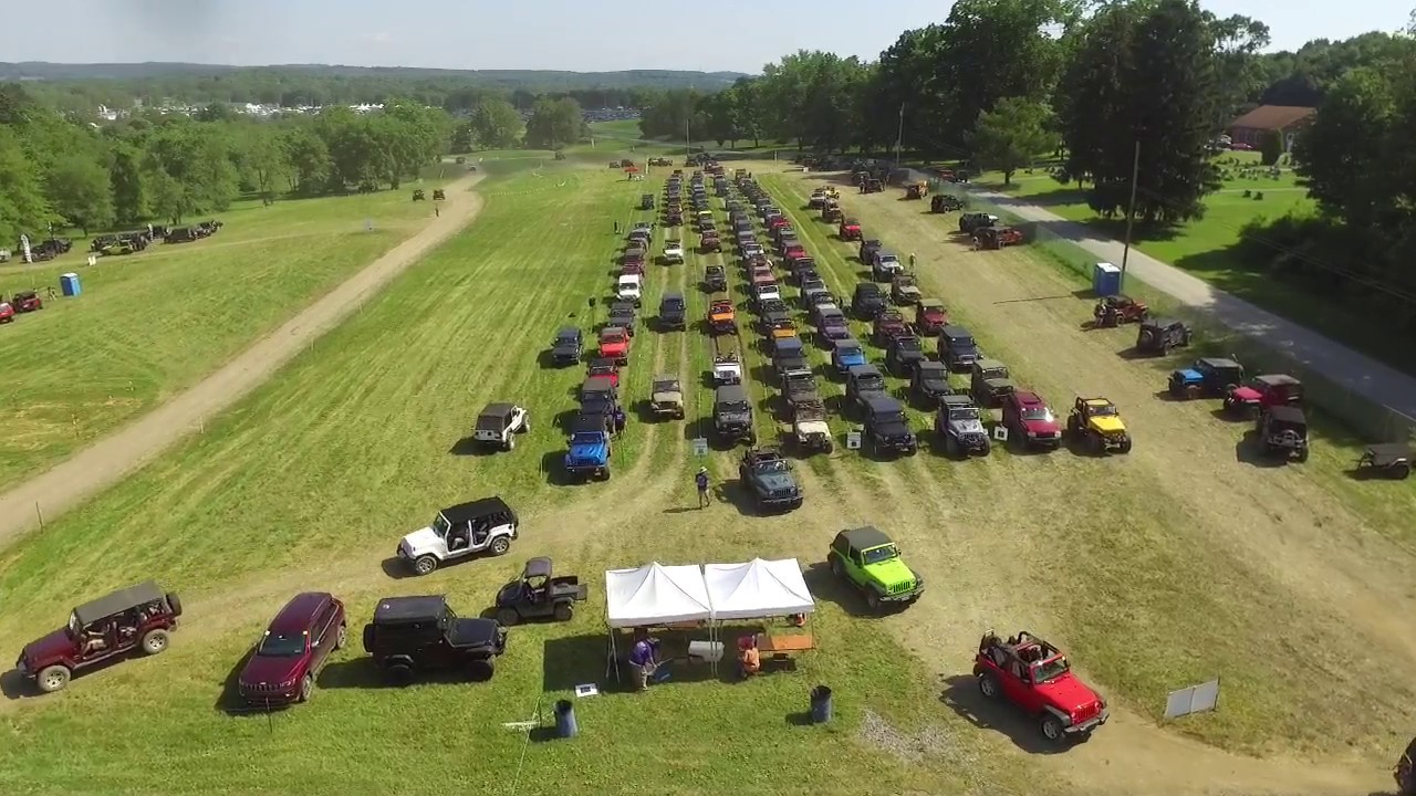 2017 Bantam Heritage Jeep Fest, Butler PA (Trail HQ) - YouTube
