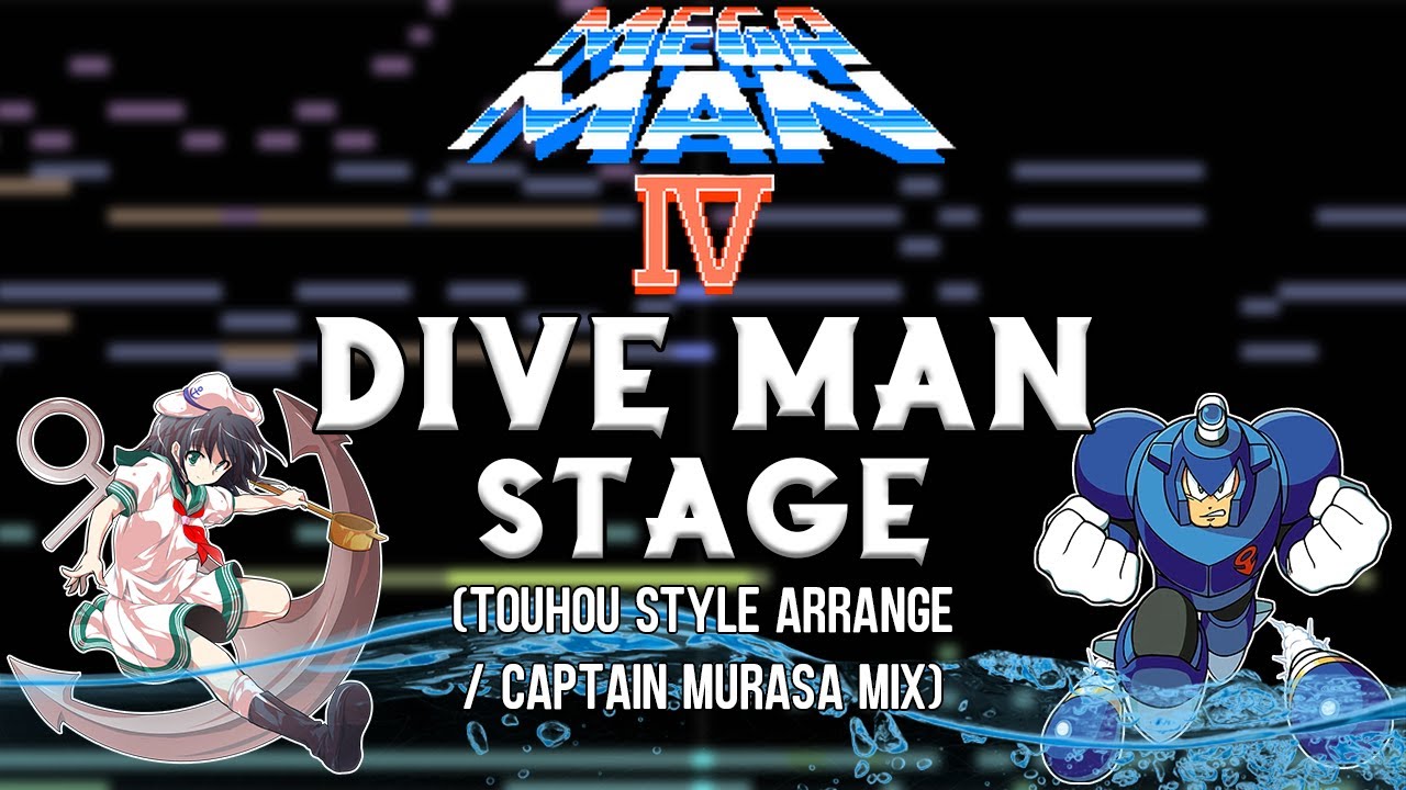 Mega Man 4 - Dive Man Stage Theme (Touhou Style Arrange) - YouTube
