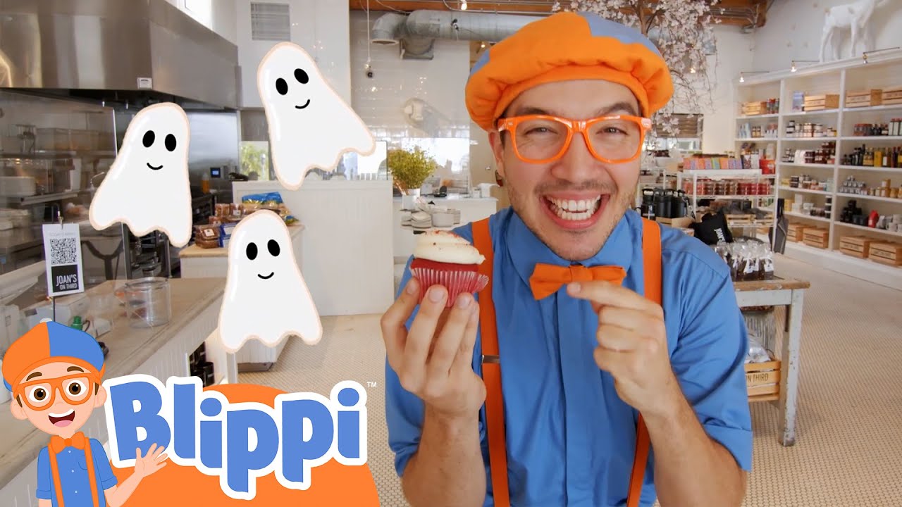 Blippi Decorates Spooky Halloween Treats! | Fun Halloween Videos For ...