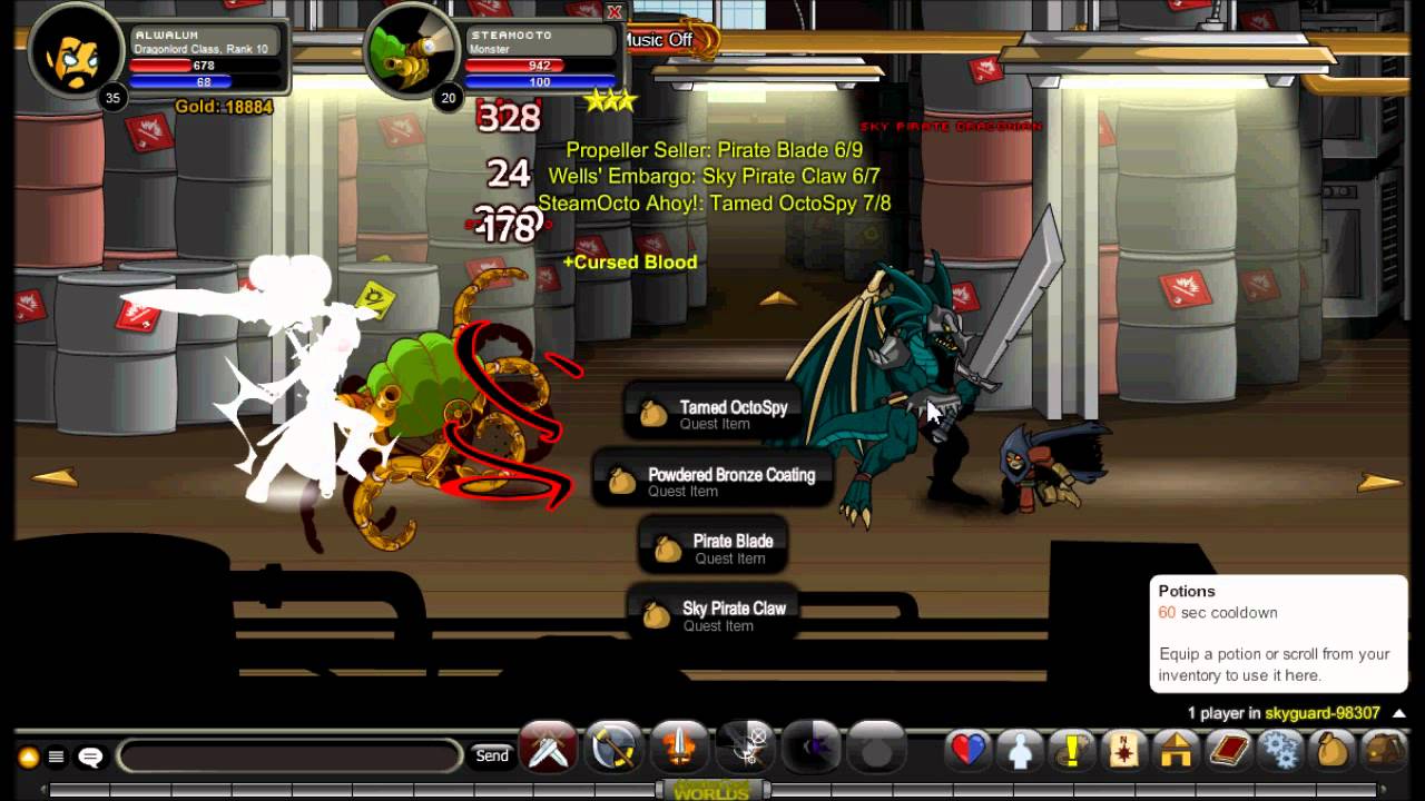 =AQW=Fastest way to rank up Skyguard reputation!! - YouTube