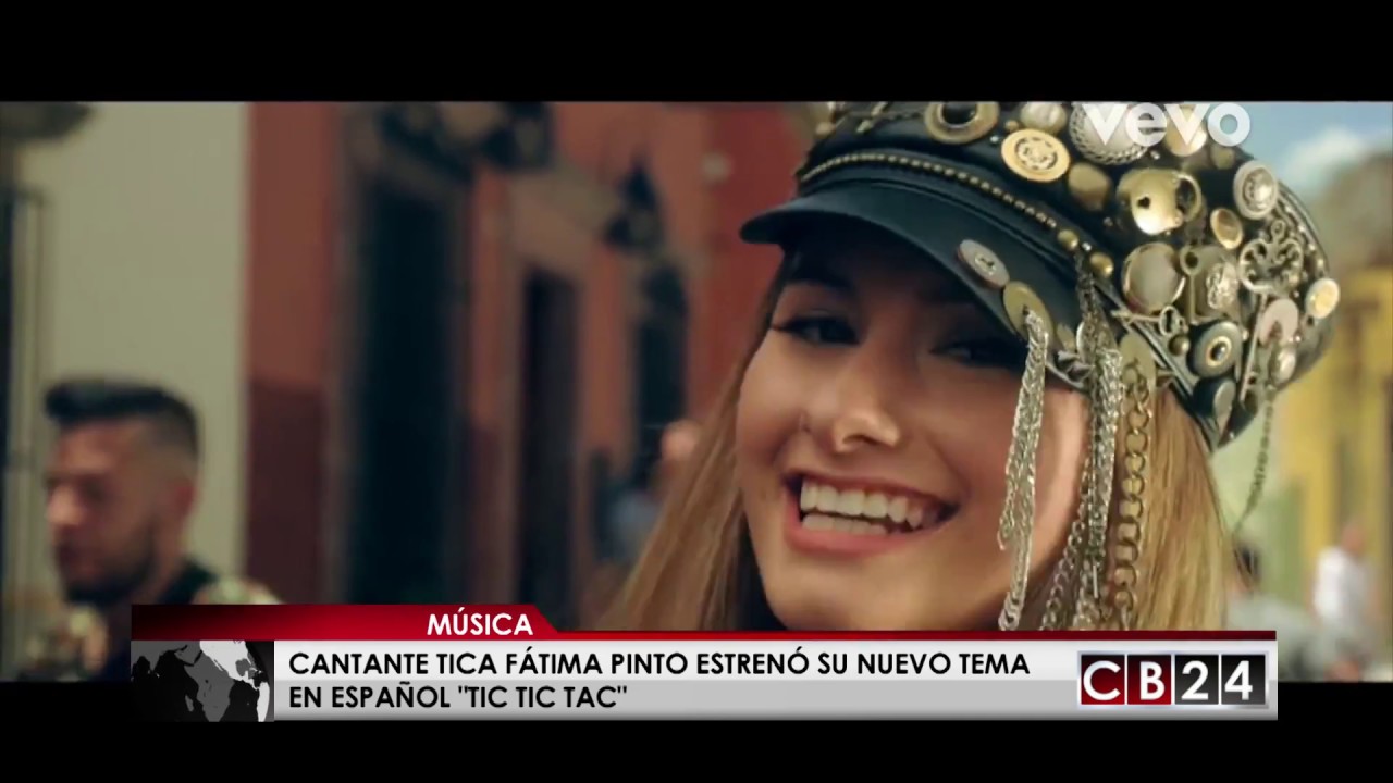 Cantante tica Fátima Pinto estrena tema en español "Tic Tic Tac" - YouTube