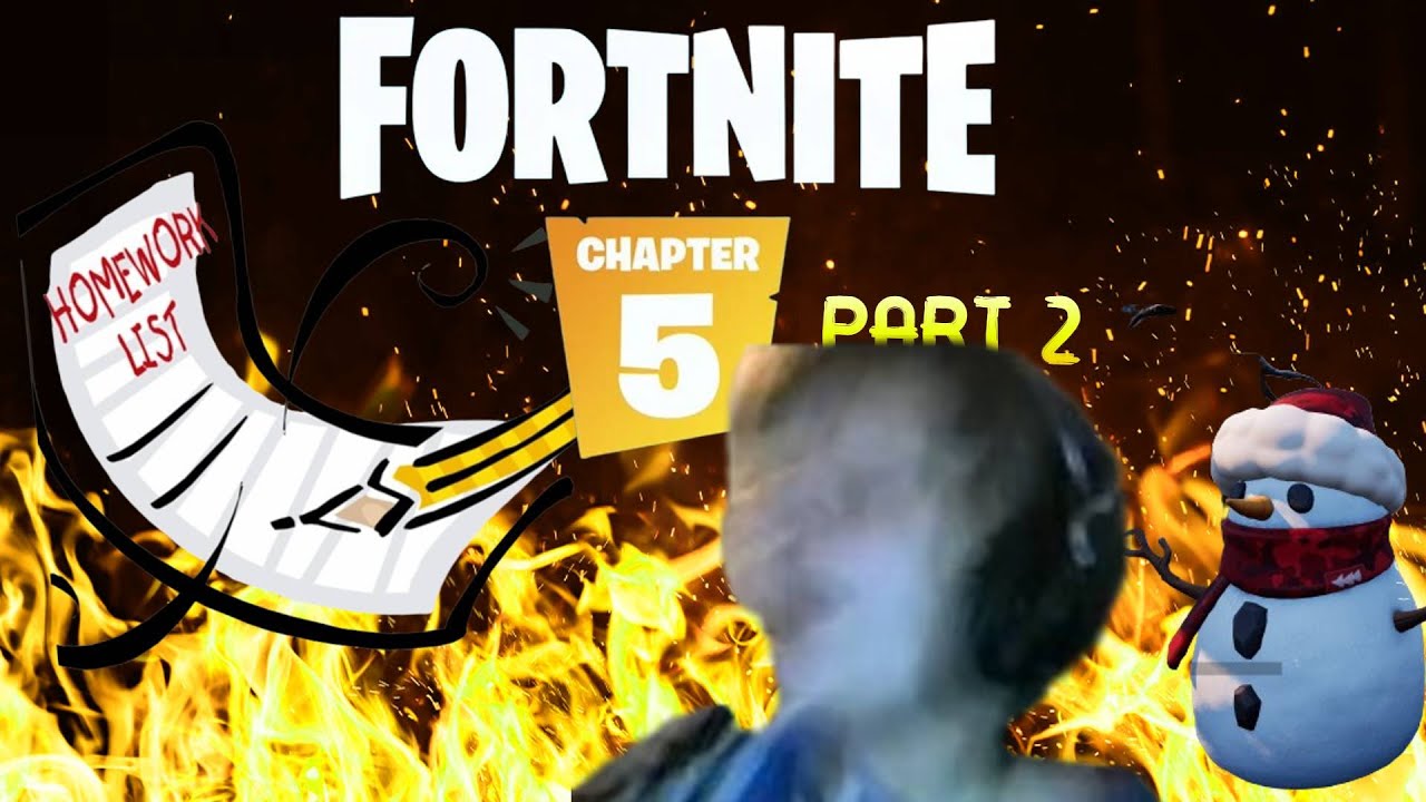 doing my homework while i... play fortnite?! (2/3) - YouTube