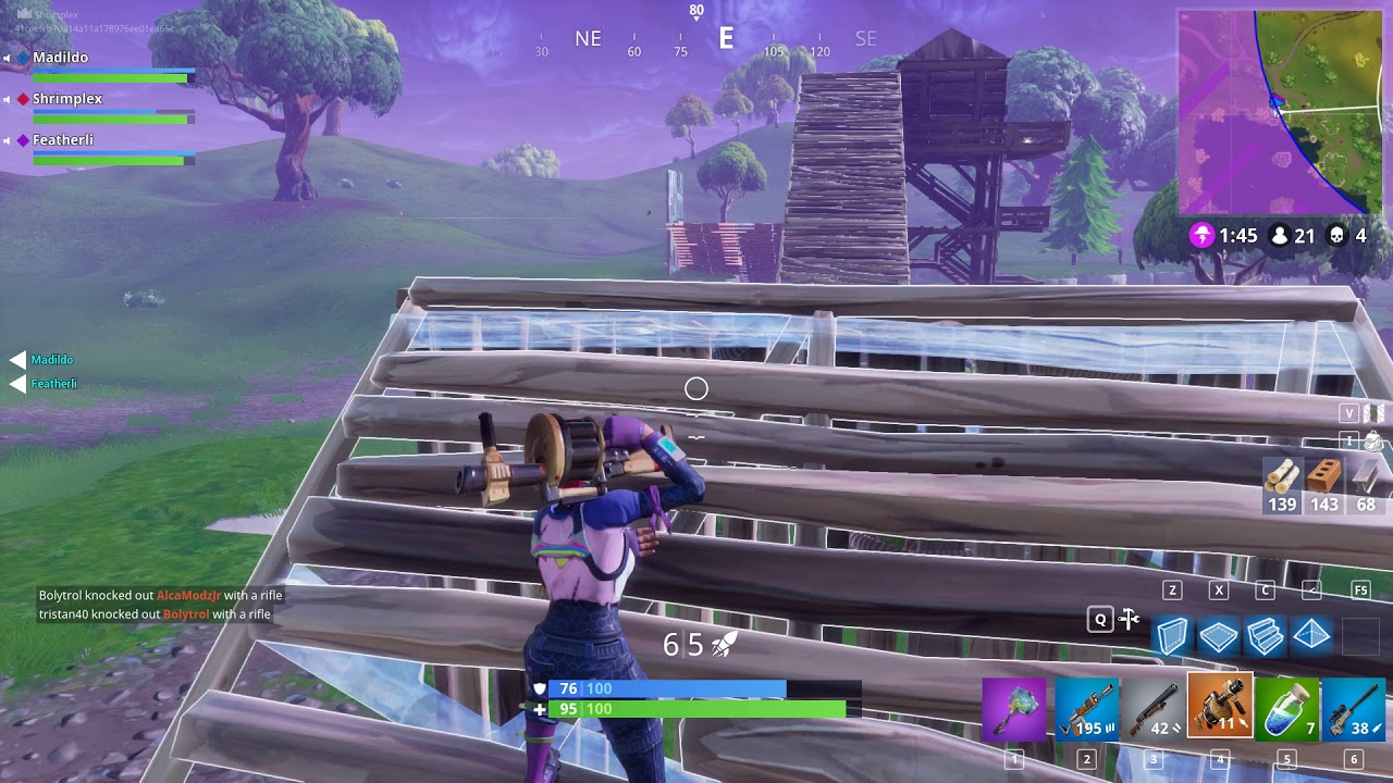 Fortnite Battle Royale - trio squad mode 8 kill win! - YouTube