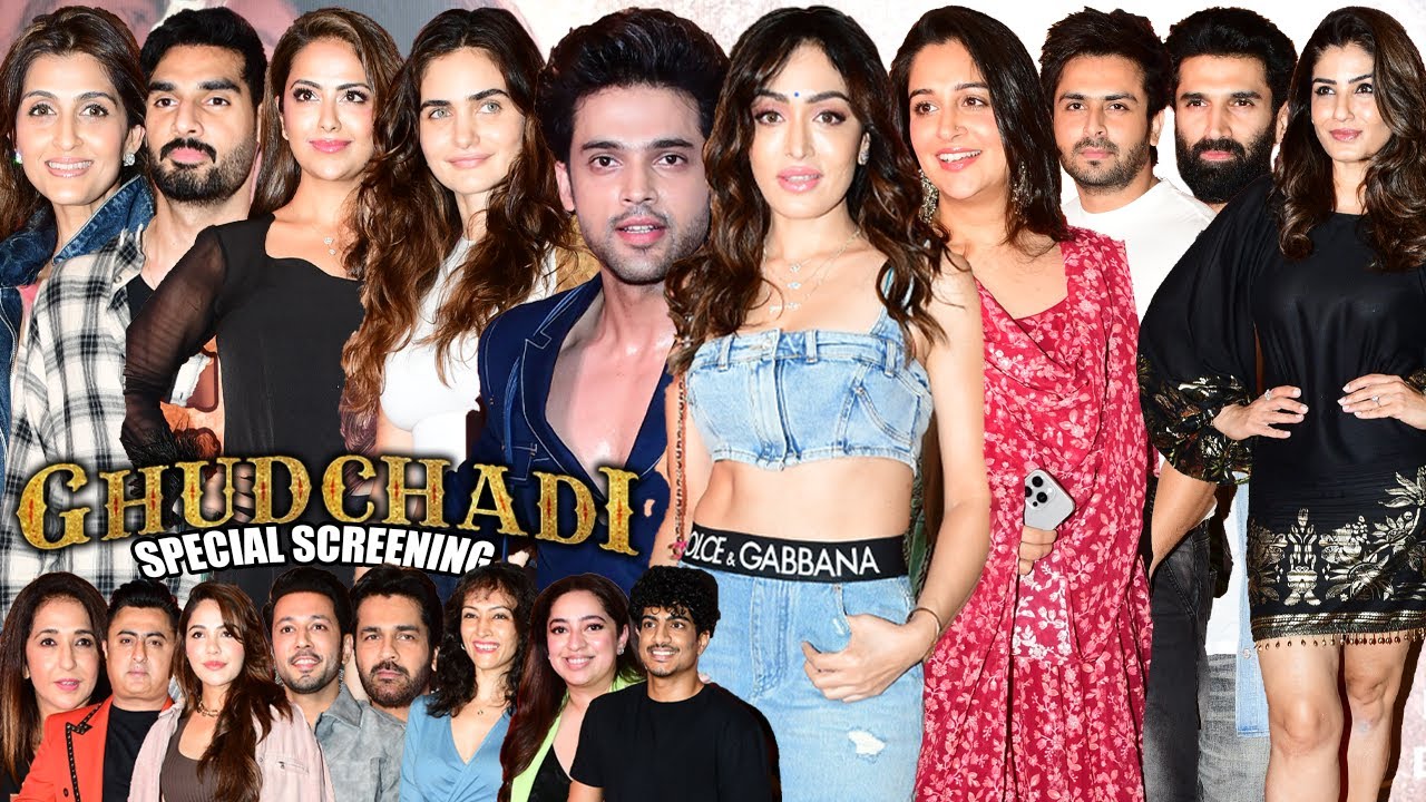 UNCUT - Ghudchadi Movie | GRAND Premiere | Raveena Tandon,Parth ...