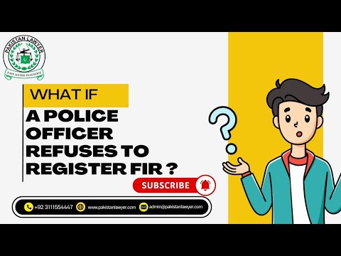 What if a Police Officer refuses to register your FIR? - YouTube