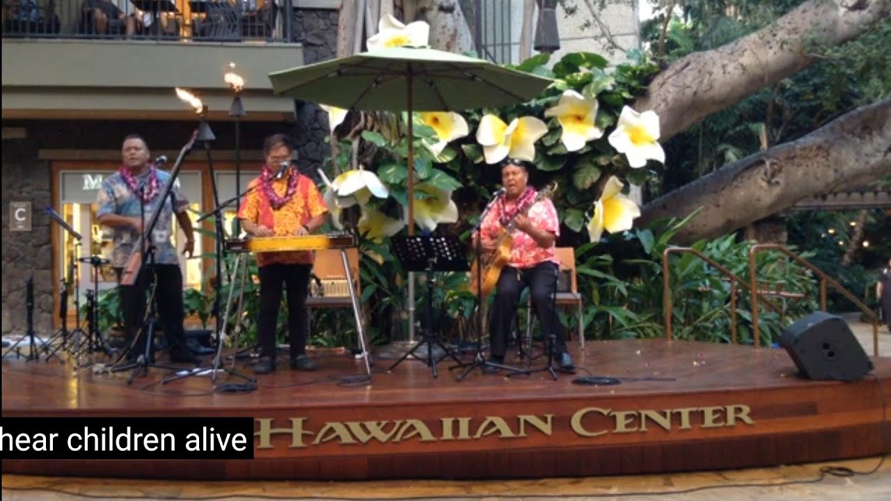 Alan Akaka Waikiki Steel Guitar Week 2019 Hoolaulea - YouTube