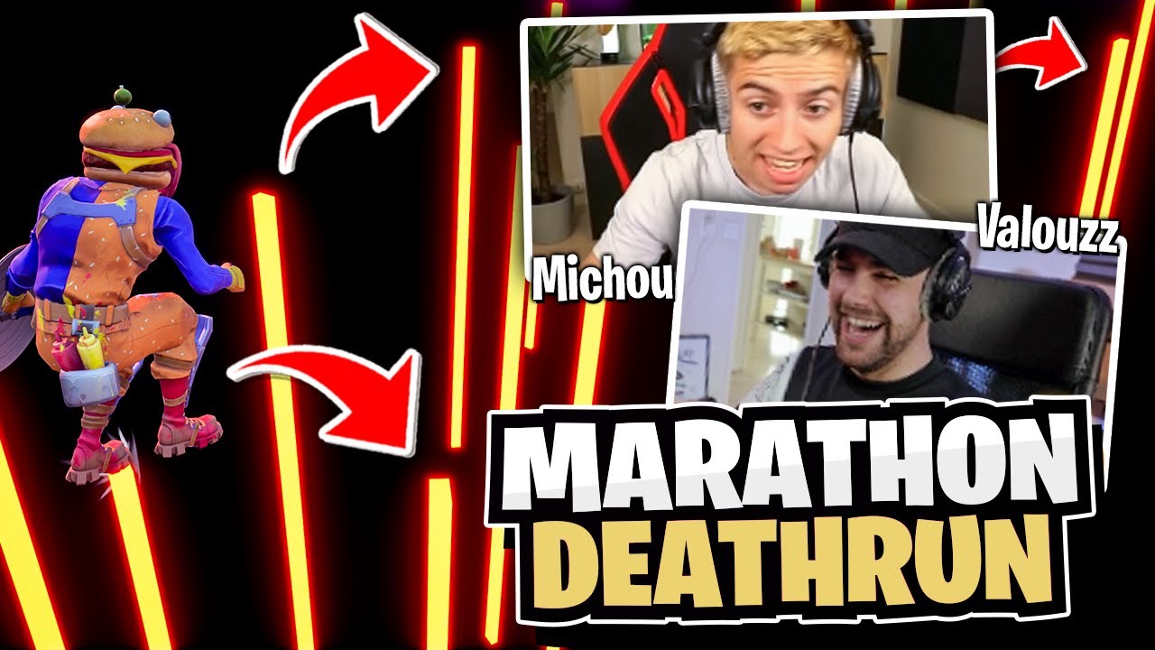 Marathon Deathrun avec Michou, le 1er gagne un Skin sur Fortnite ...