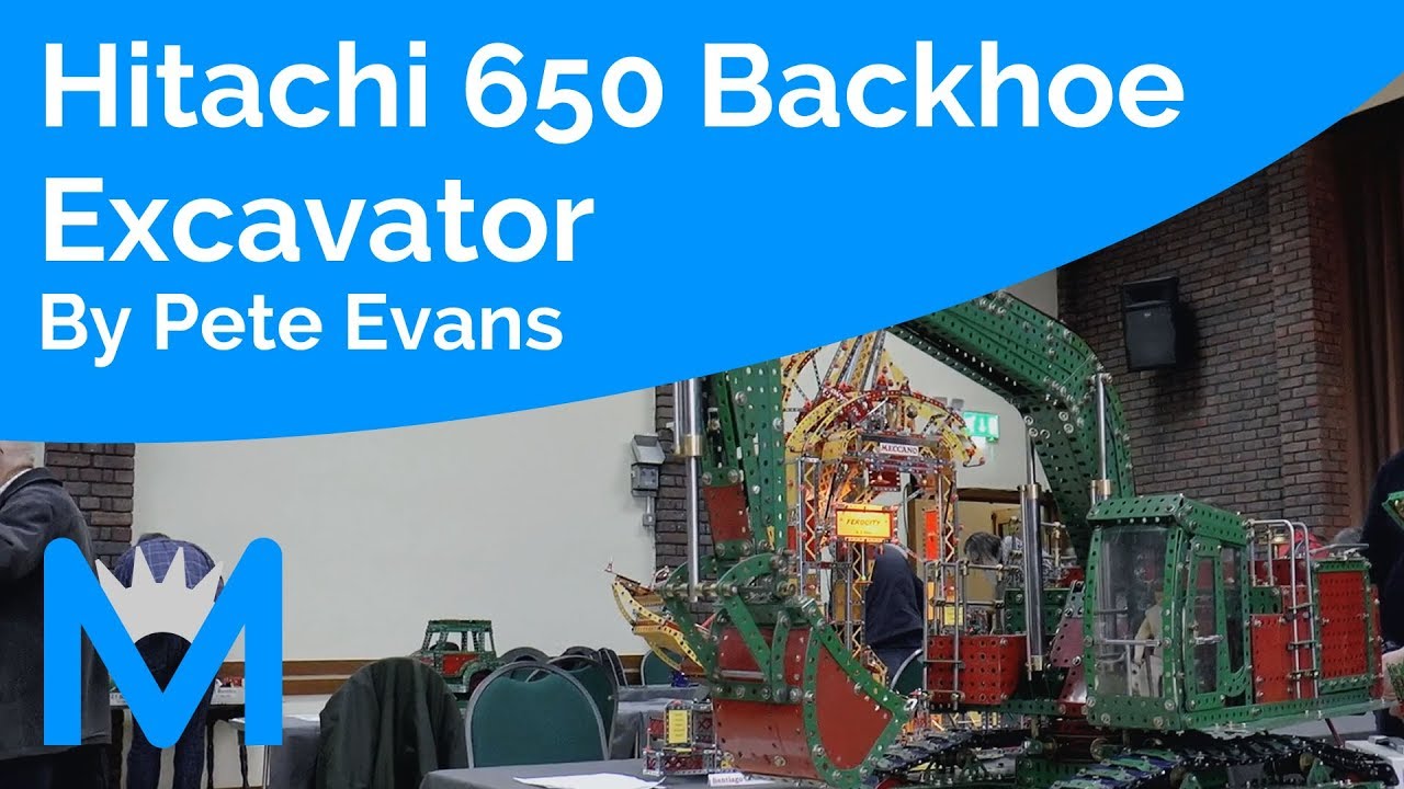Computer-Controlled Hitachi 650 Backhoe Excavator by Pete Evans - YouTube