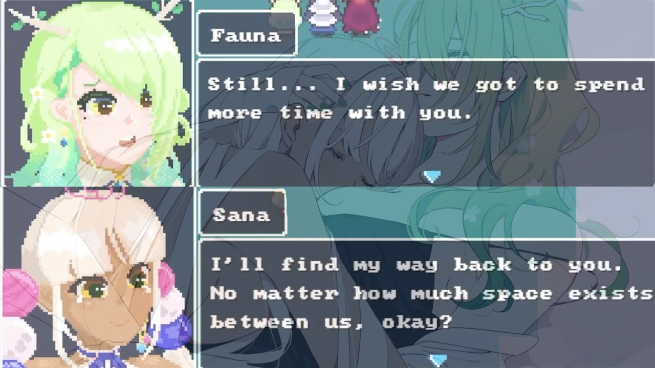 Fauna is crying while reading the story line of the game - Sana leave ...