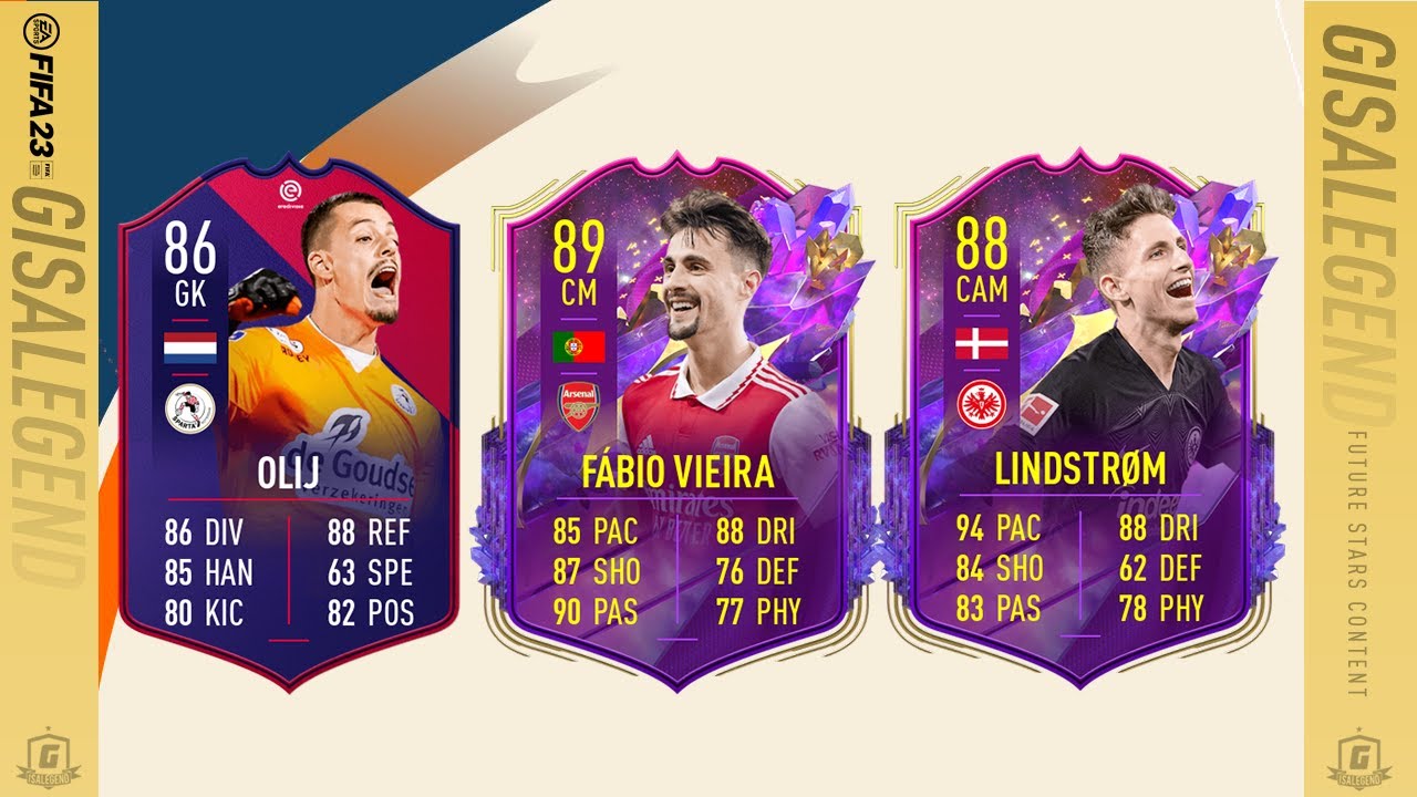 Fifa 23 Future Stars Fabio Vieira Sbc Jesper Lindstrom Academy