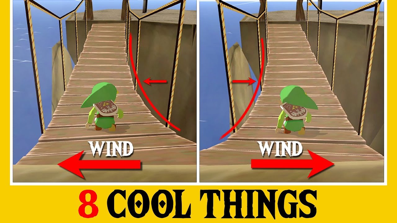 The wind bends bridges! (advanced physics) - 8 Cool Things about Zelda ...