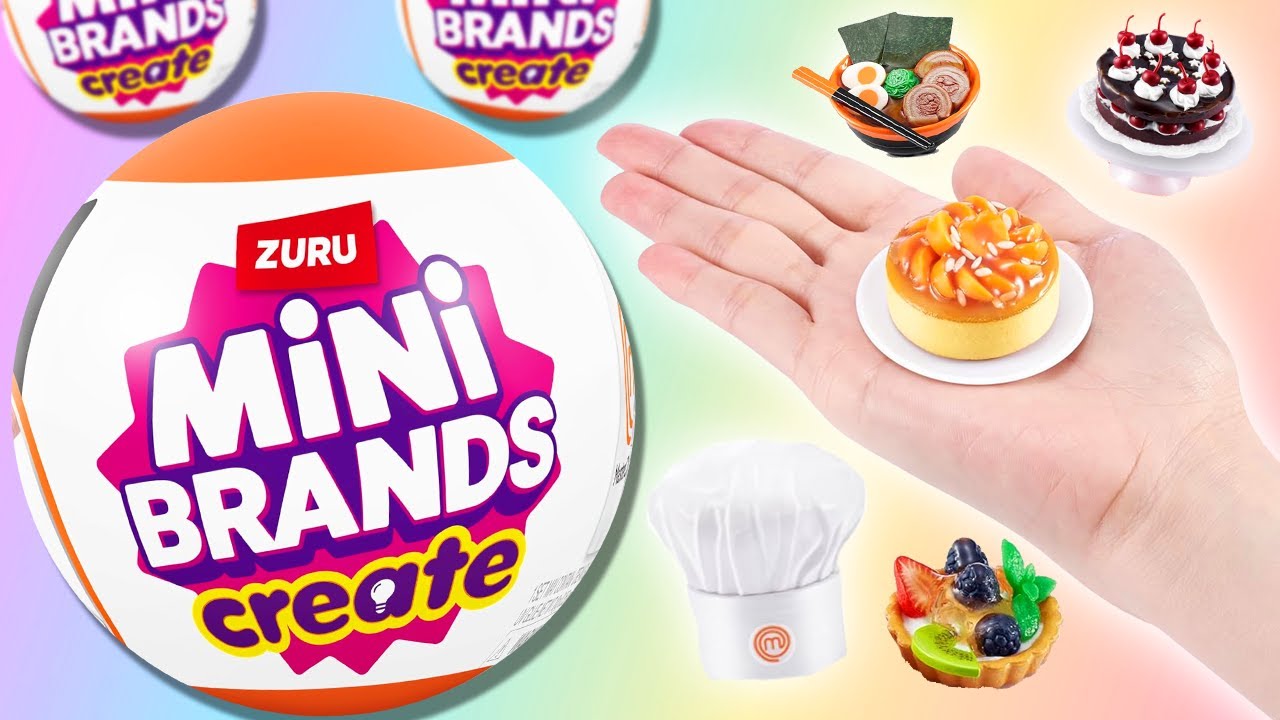 Making MINI BRANDS *CREATE* SERIES! TINY FOOD Masterchef - YouTube