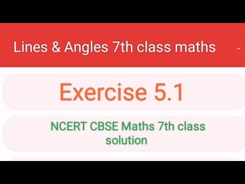 Lines and Angles class 7th - English medium -CBSC -NCRT Book Solution ...