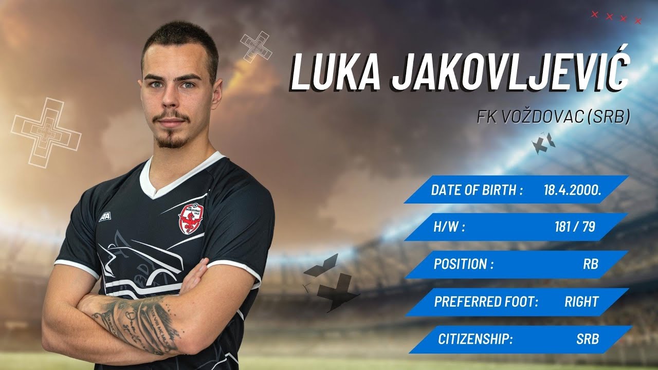 #27 Luka Jakovljević - FK Voždovac - HIGHLIGHTS 2023 - YouTube