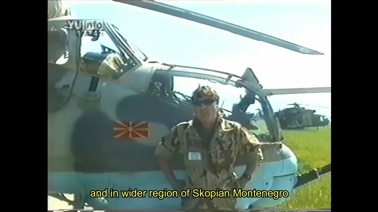 Mi 24 war in Macedonia 2001 - YouTube