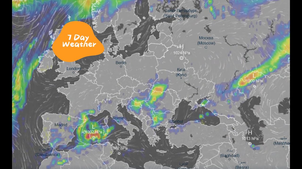 European Weather | ECMWF Model Precipitation June , 2025 l Severe Rain ...