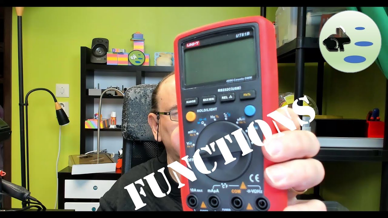 UNI T UT61B Digital Multimeter functional demonstration - YouTube