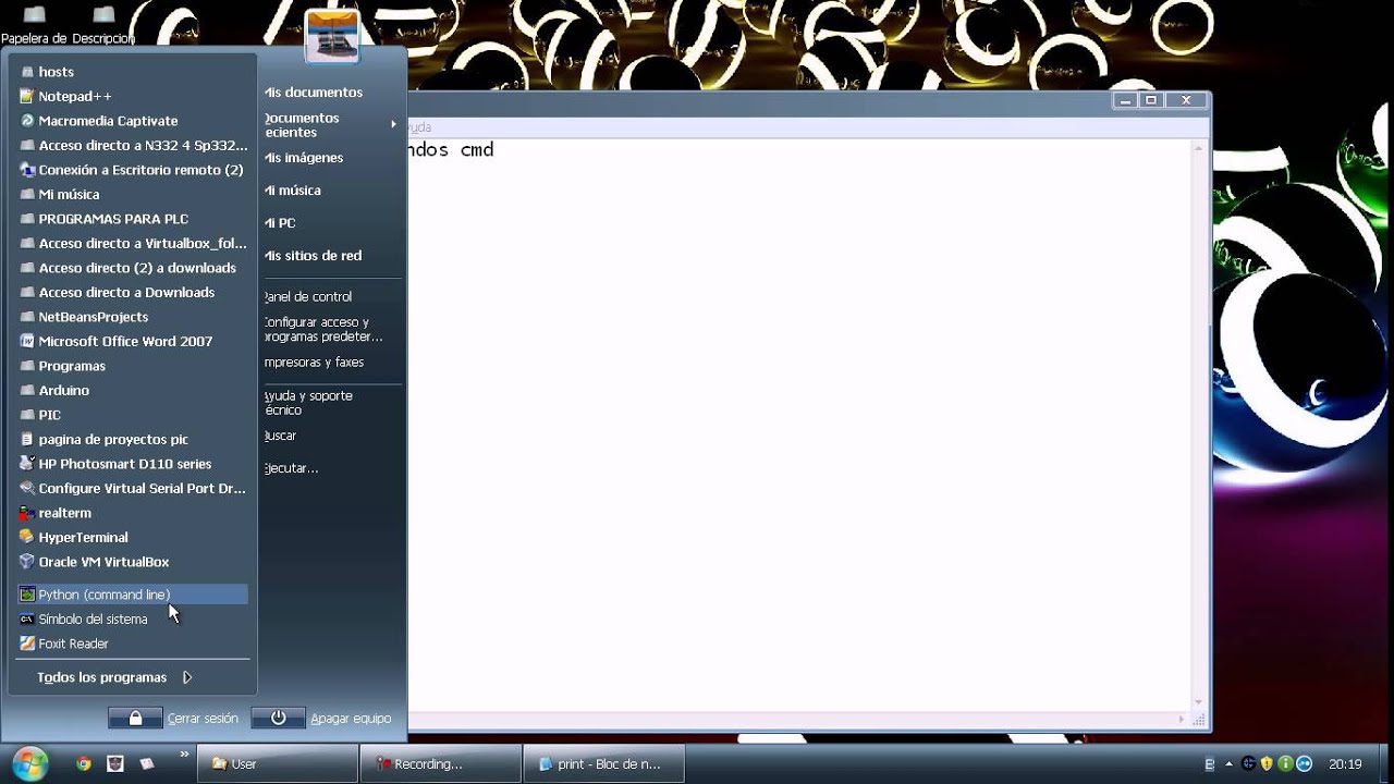 Print Hola mundo en Python - Print Hello World in Python. - YouTube