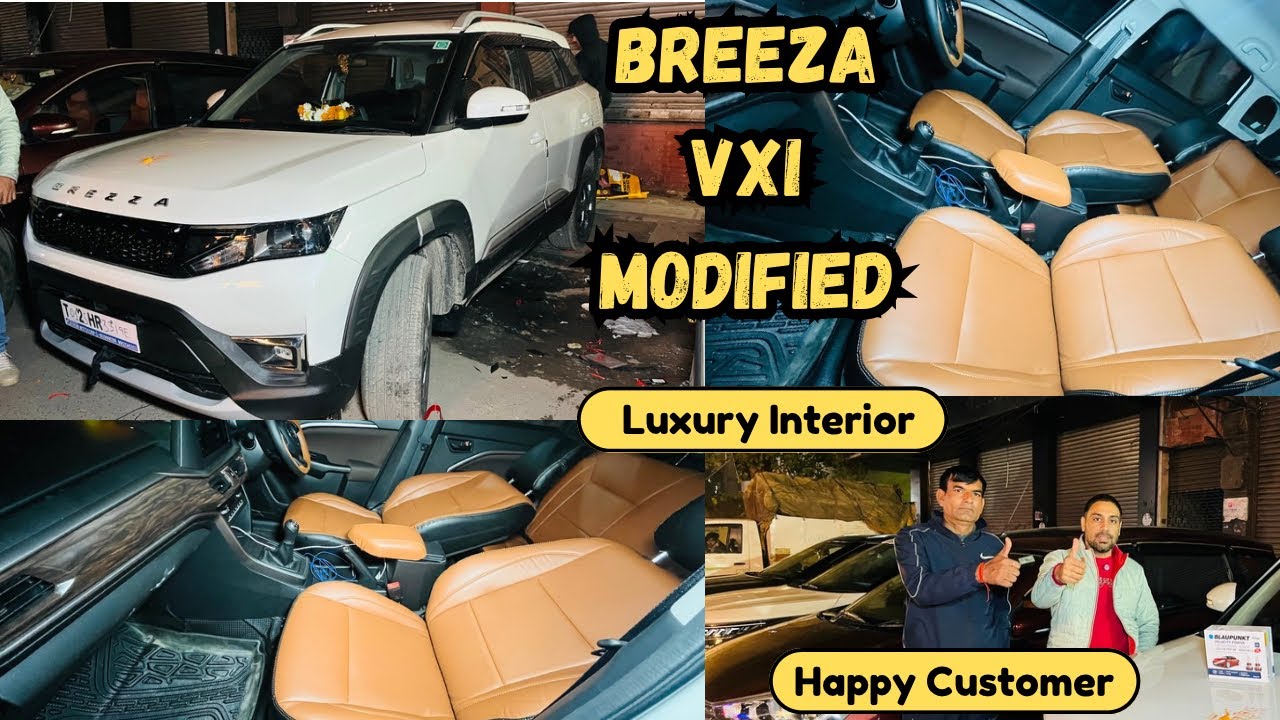 2025 Breeza Vxi to Zxi modified with Price | Breeza Lxi modification ...