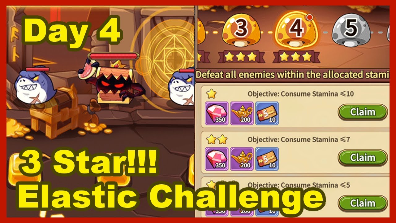 How To Get 3 Star Elastic Challenge Day 4 - YouTube