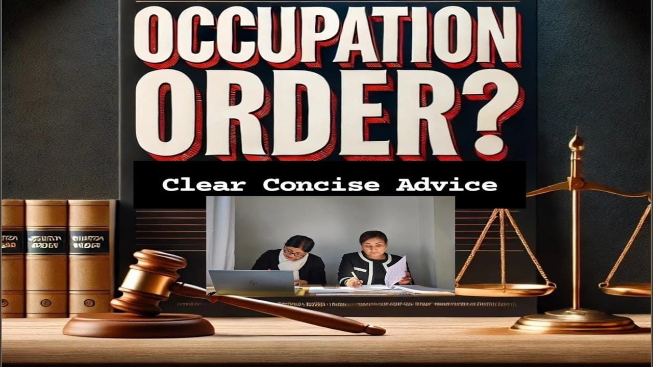 Lawyers Explain: What Is An Occupation Order? - YouTube