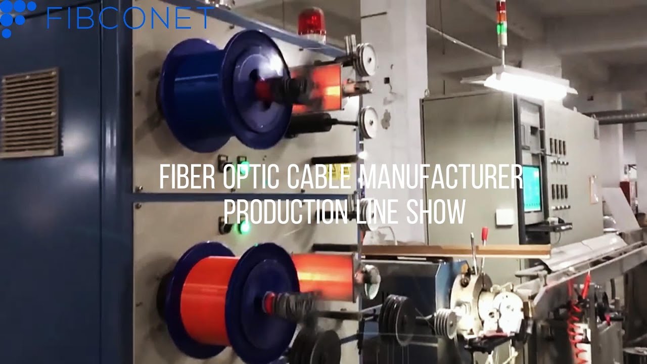 Fiber Optic Cable Manufacturer production line show - YouTube