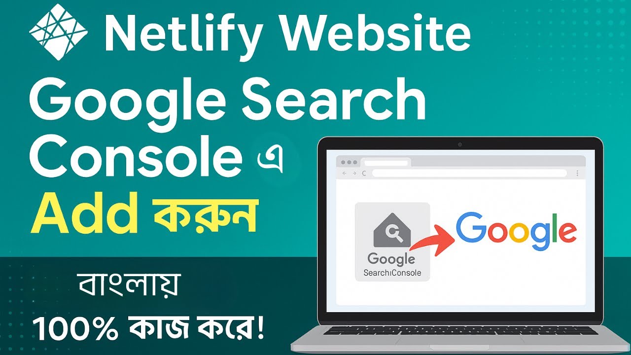 How to add Netlify Website to Google Search Console Bangla Tutorial ...